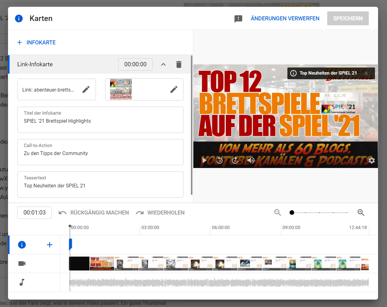 Warum du Infokarten in deinen YouTube-Videos nutzen solltest - So geht's!